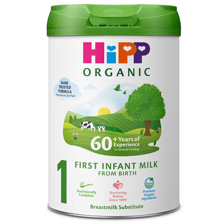 HiPP UK Stage 1 Organic First Infant Baby Formula (from birth) 800g (C ...