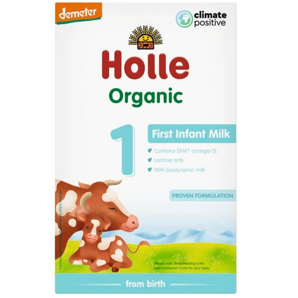 Holle Organic Cow Stage 1 First Infant Milk Formula 400g – BritishBabyShop
